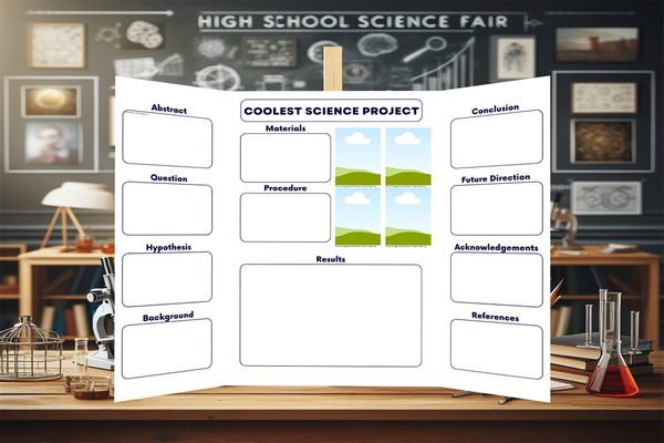 Science Fair Trifold Template - Free Download! – My Science Board